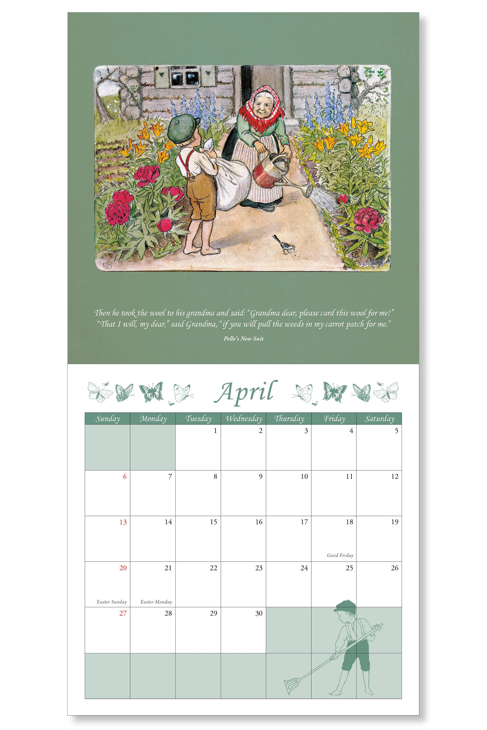 Elsa Beskow Calendar 2025 - Floris Books BlogFloris Books Blog